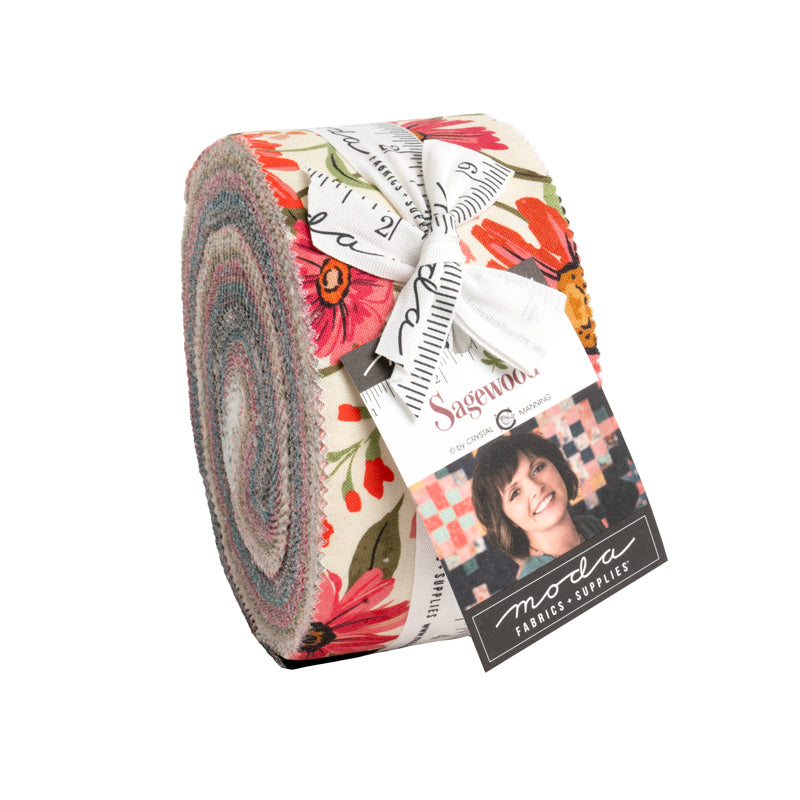 Sagewood Jelly Roll 11950JR by Crystal Manning for Moda – Enchanted Room