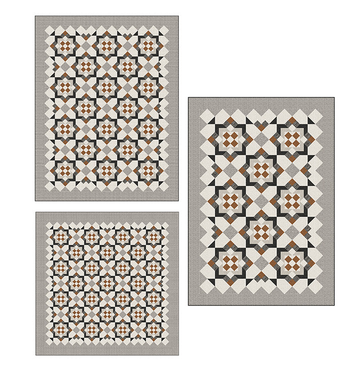 Antique Tiles Quilt Pattern – Enchanted Room