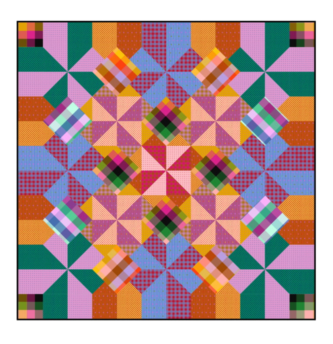 Garden Variety Quilt Pattern – Enchanted Room