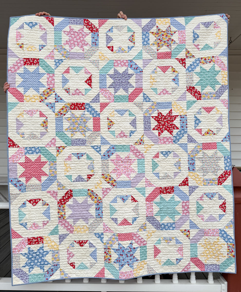 25 Star Drops Quilt Kit – Enchanted Room
